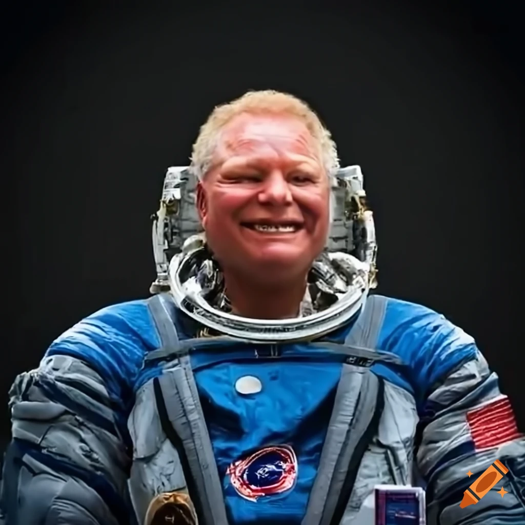 American astronaut doug ford ejecting off a rocket in outer space on ...
