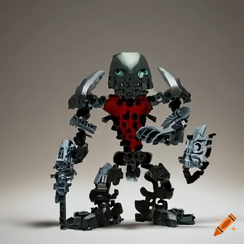 Small bionicle figure on Craiyon