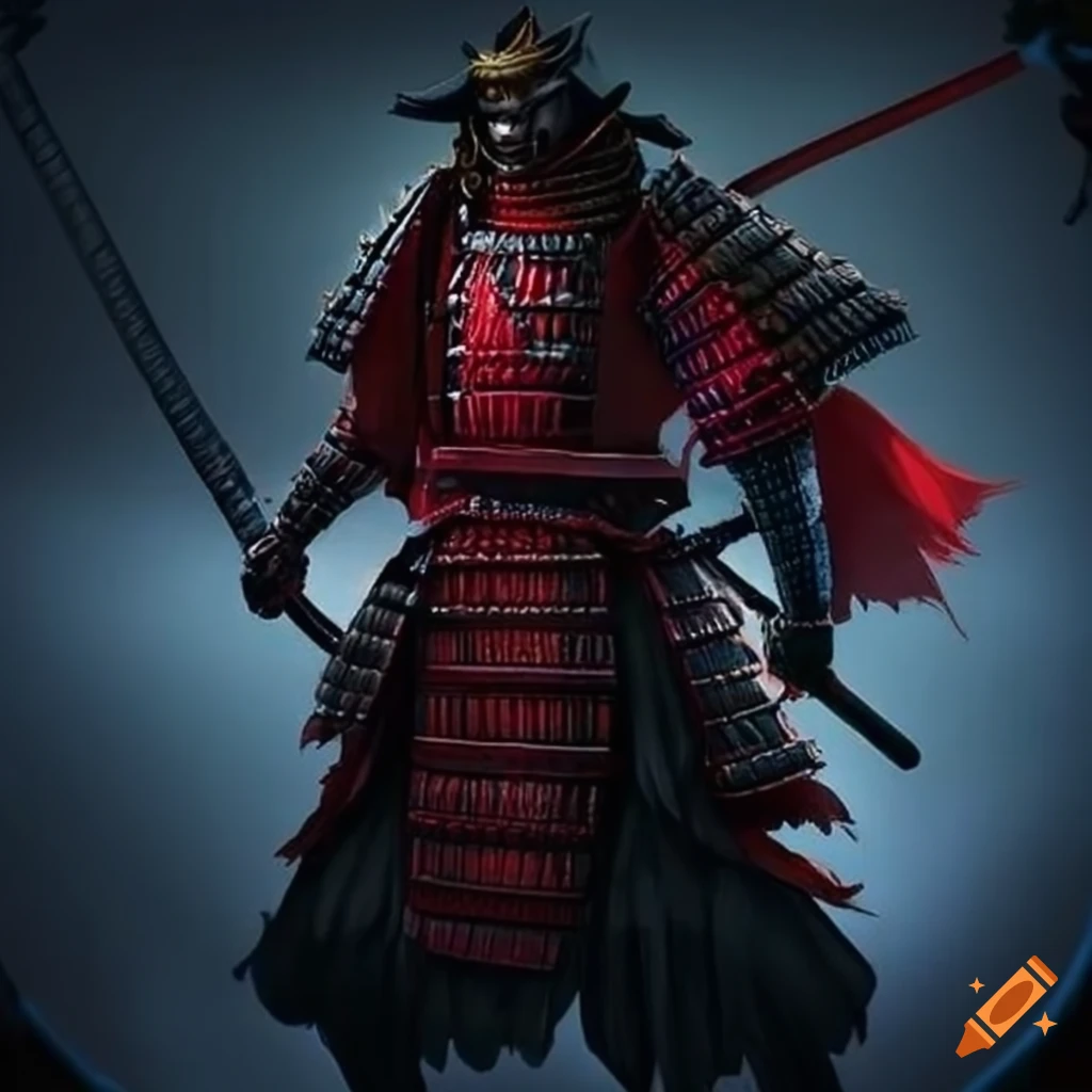 Magical samurai warrior on Craiyon