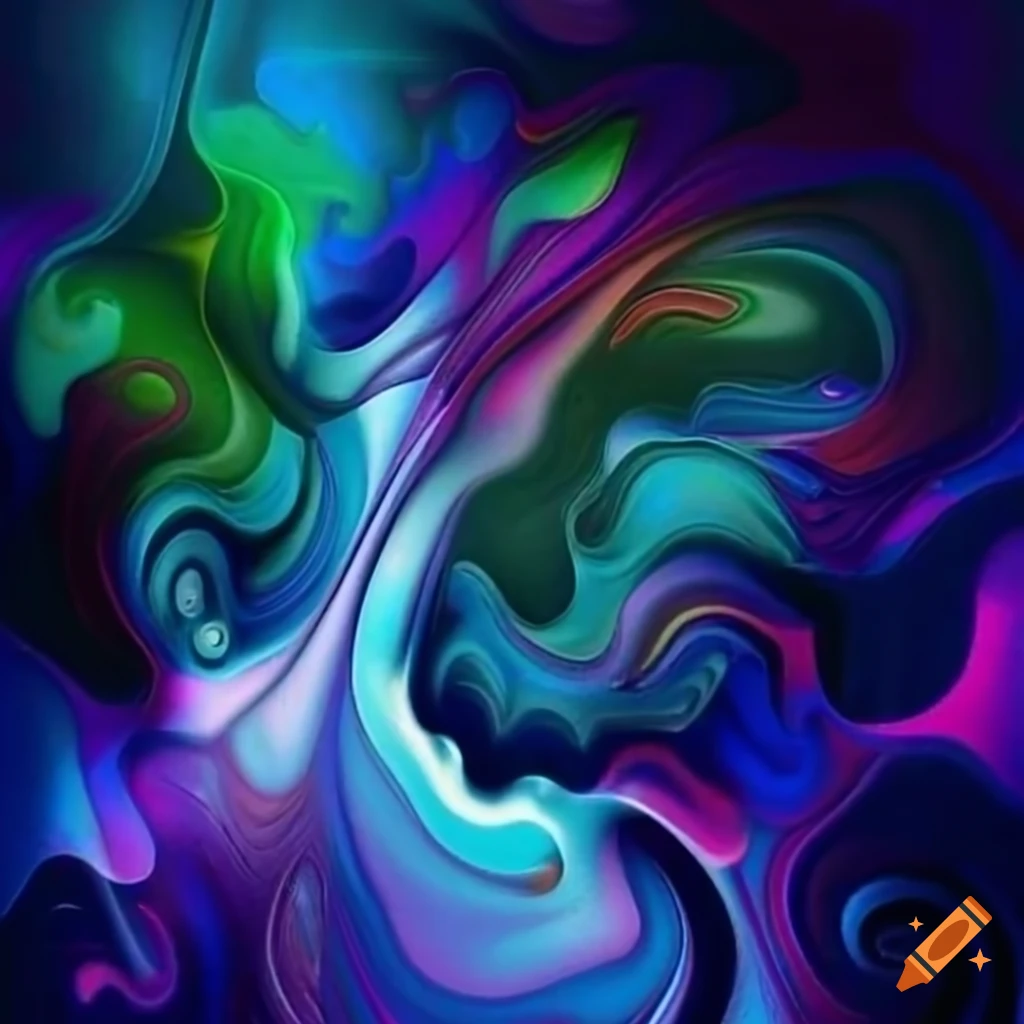 Abstract amplifying sound waves on Craiyon