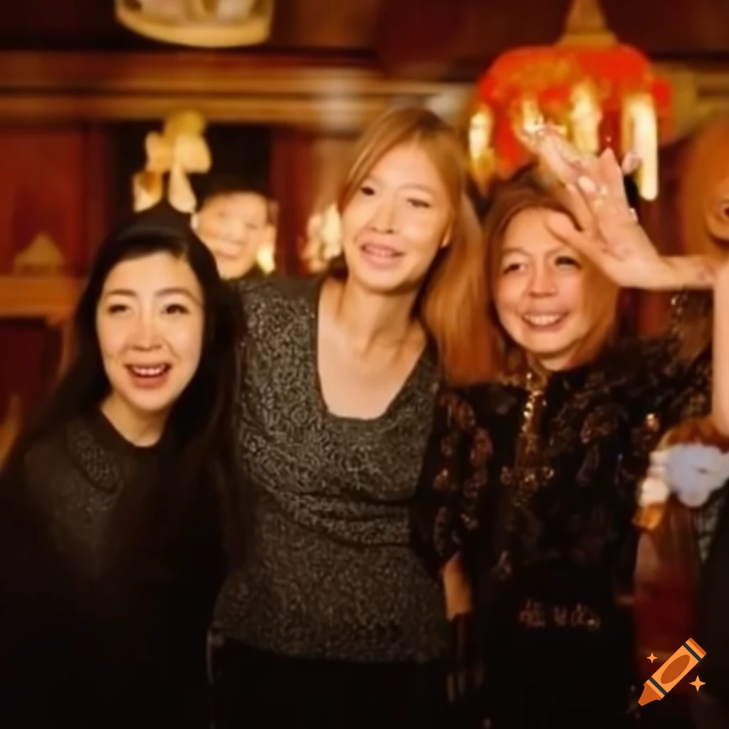 Social gathering or mingling on Craiyon