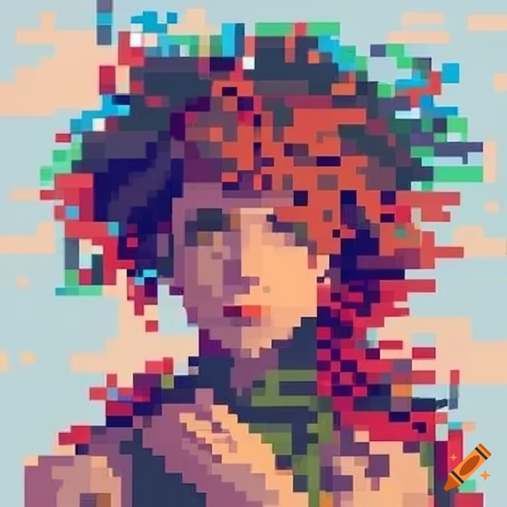 32x32 pixel art on Craiyon