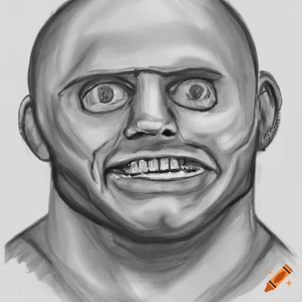 Doom guy's happy face from DOOM II on Craiyon