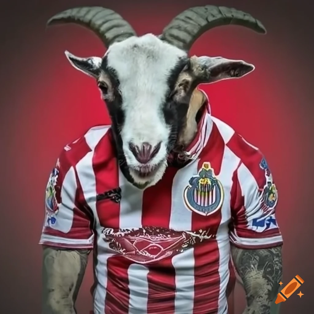 Cabra con la camiseta de las chivas on Craiyon