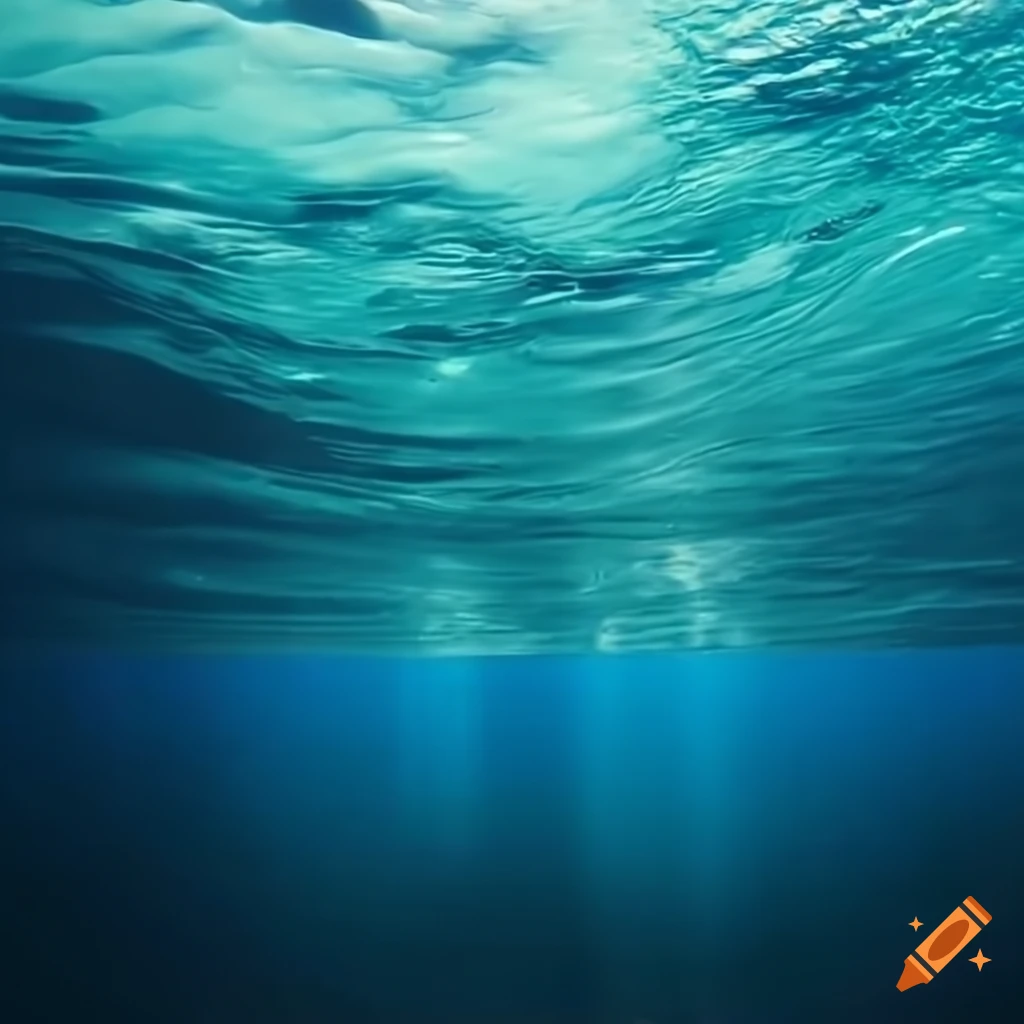 Underwater scene on Craiyon