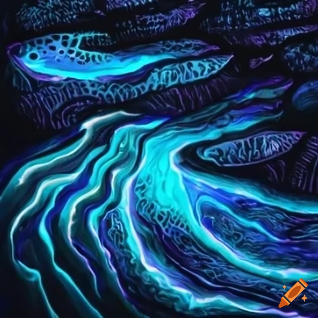 Bioluminescent on Craiyon