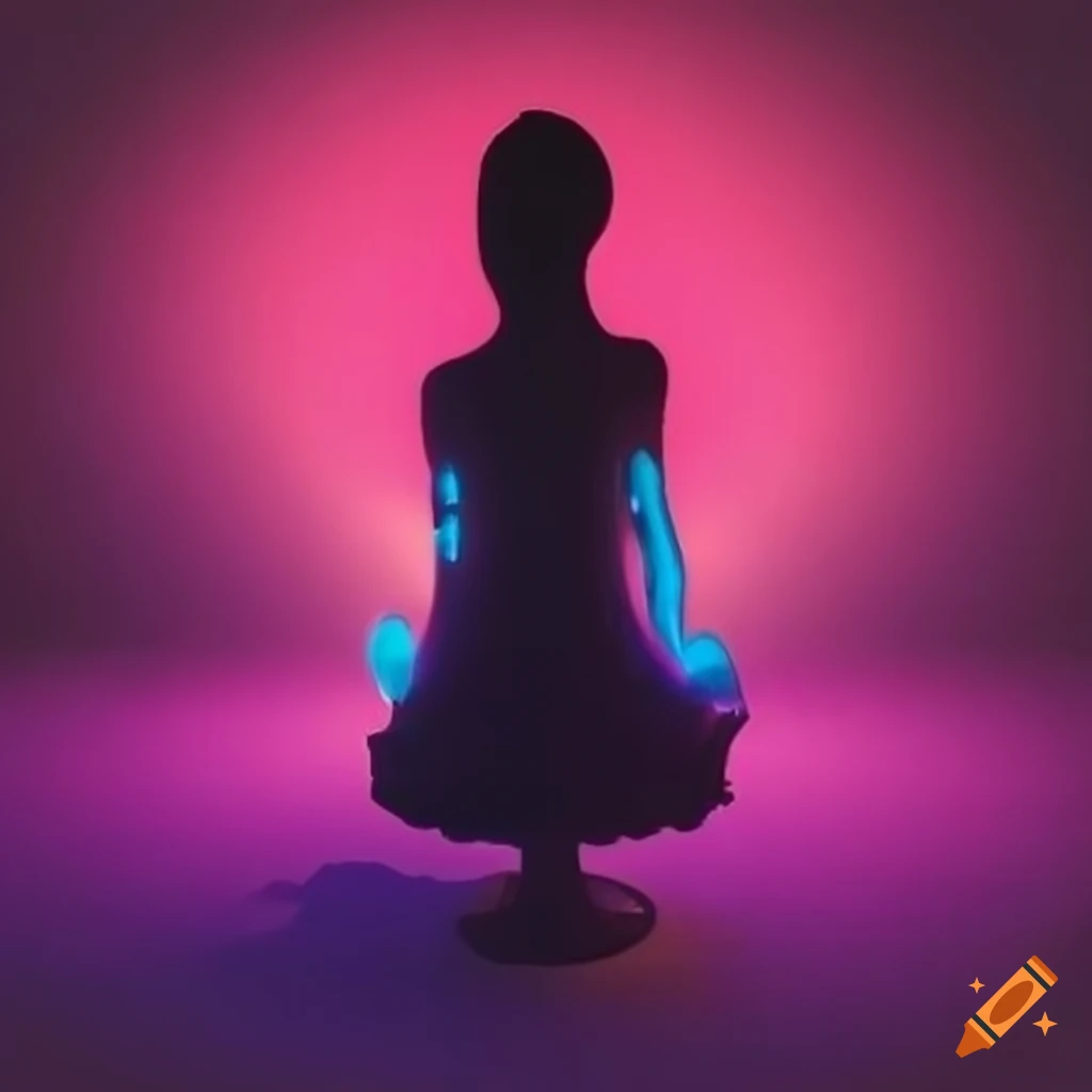 Illuminated text in elegant font on Craiyon