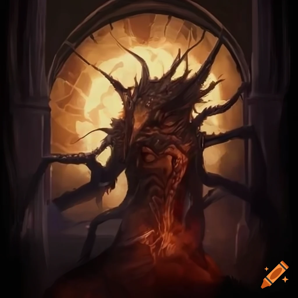 Arcane creature on Craiyon