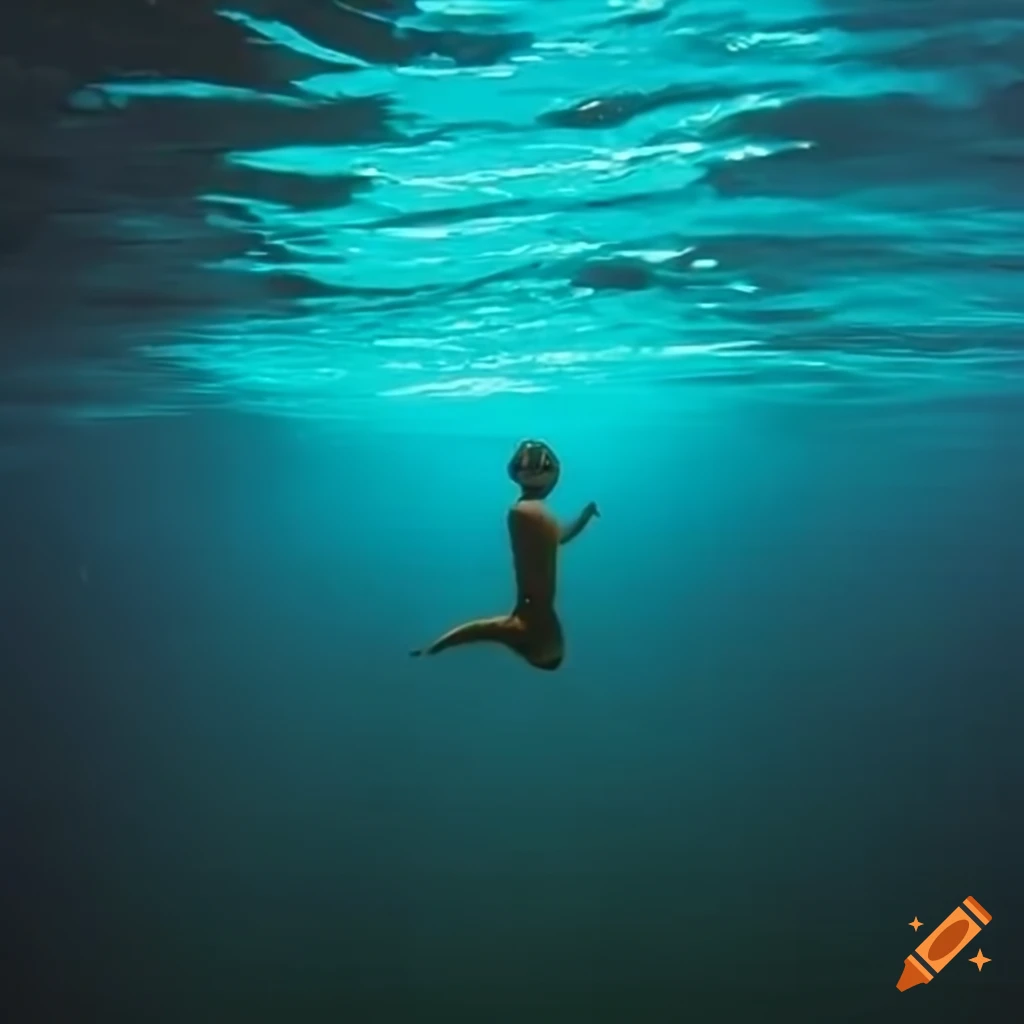 Underwater scene on Craiyon