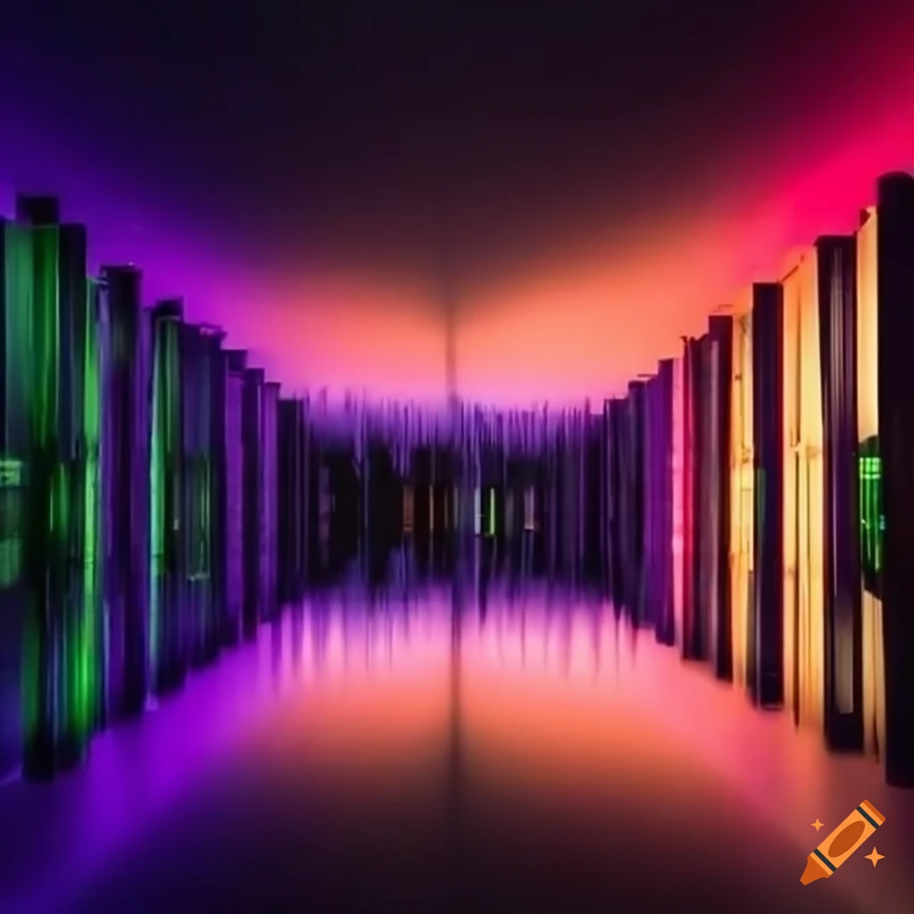 Abstract futuristic message installation on Craiyon