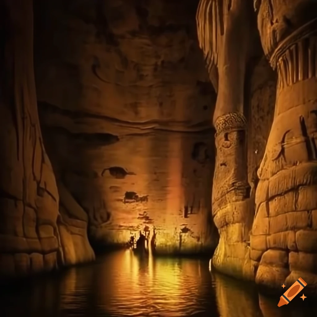 Hauntingly beautiful Egypt's prehistoric river illuminated by ...