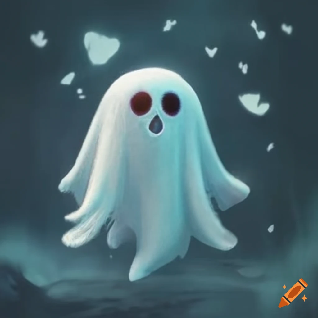 Adorable ghost patch on Craiyon