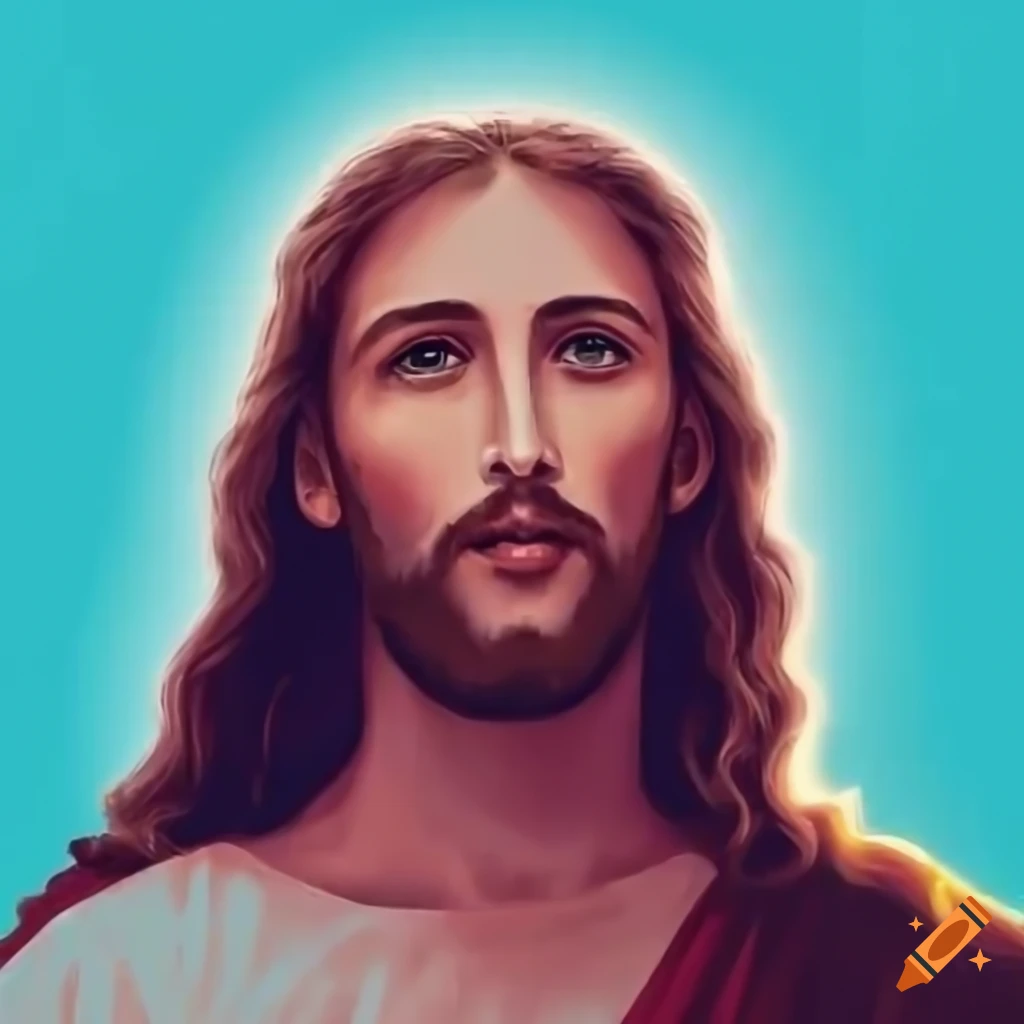 Jesus christ with transparent background on Craiyon