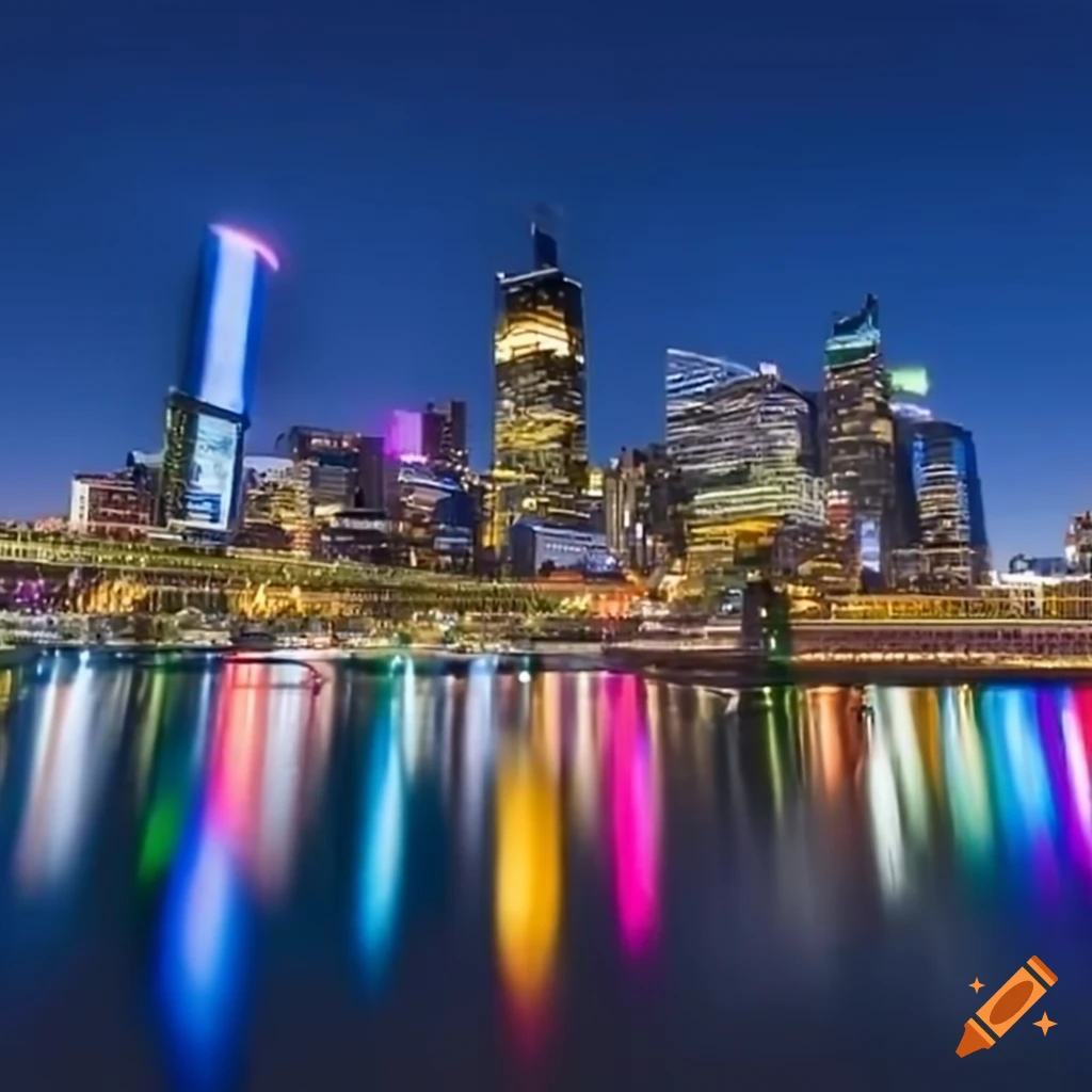 Australian city skyline on Craiyon