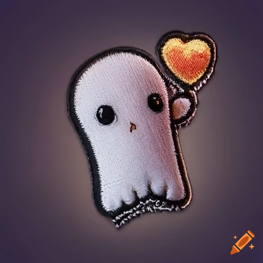 Adorable ghost patch on Craiyon