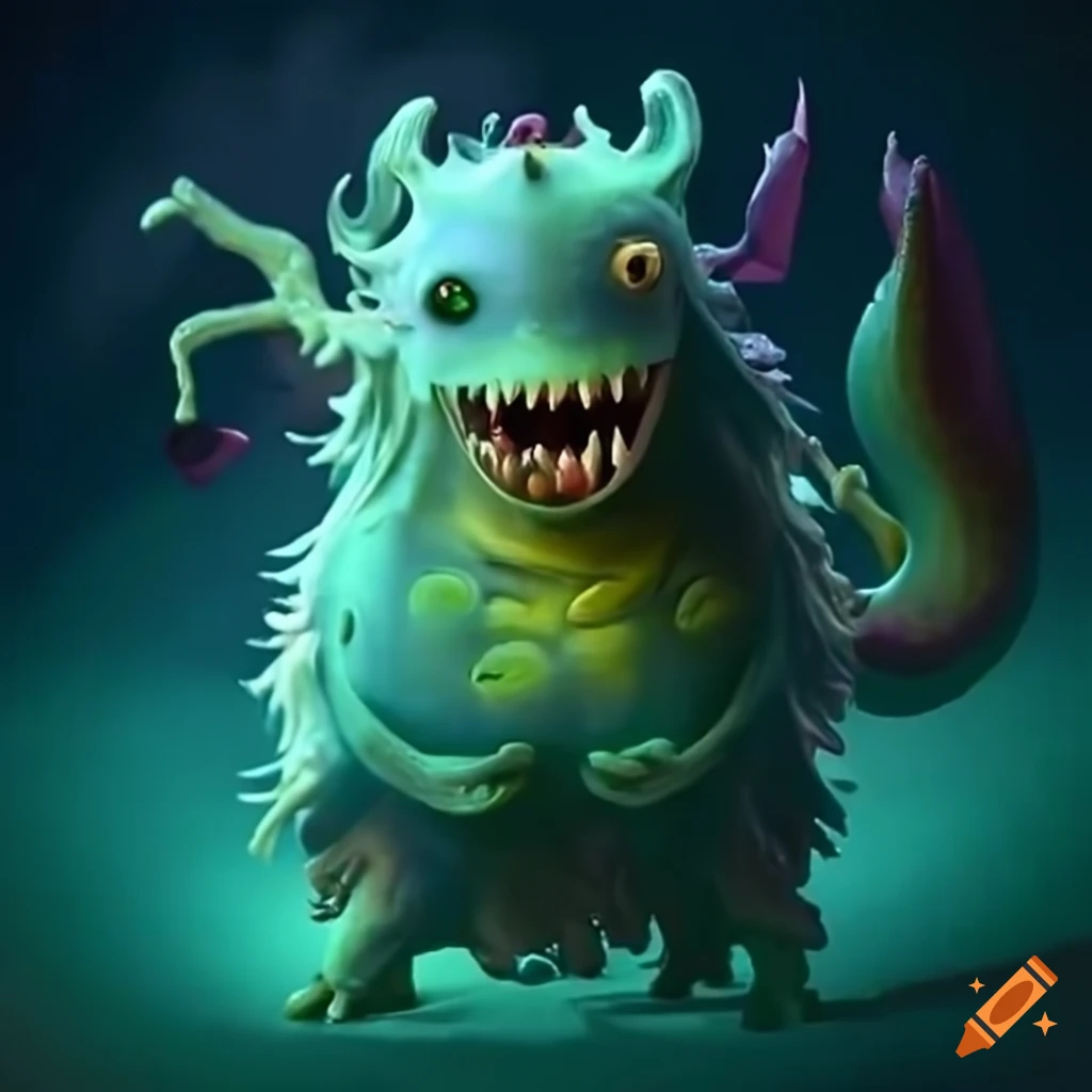Mythical creatures and mutant omega mart lemon fruit monster in the ...
