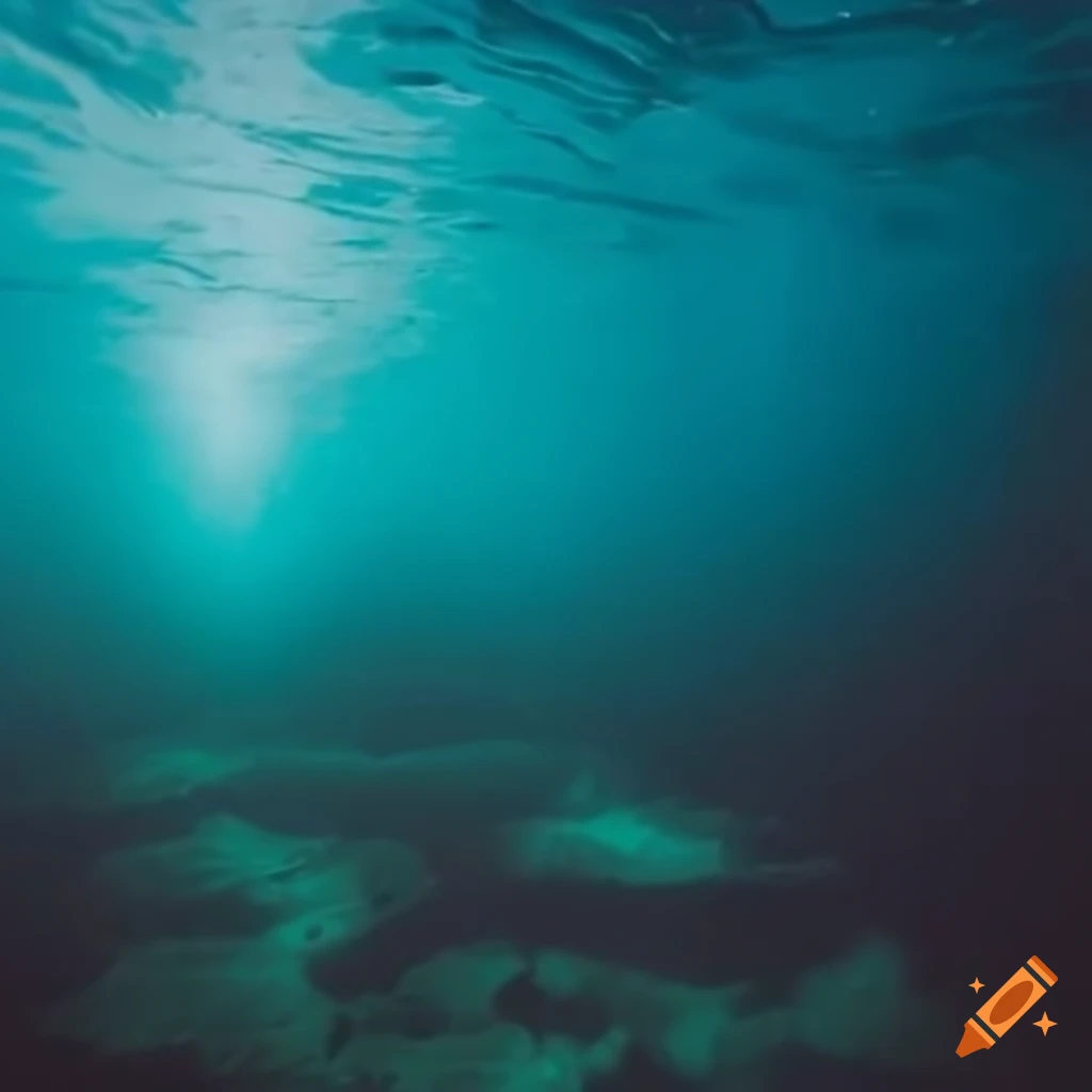 Underwater scene on Craiyon
