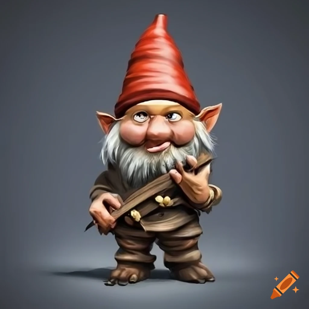 Funny thief gnome on Craiyon