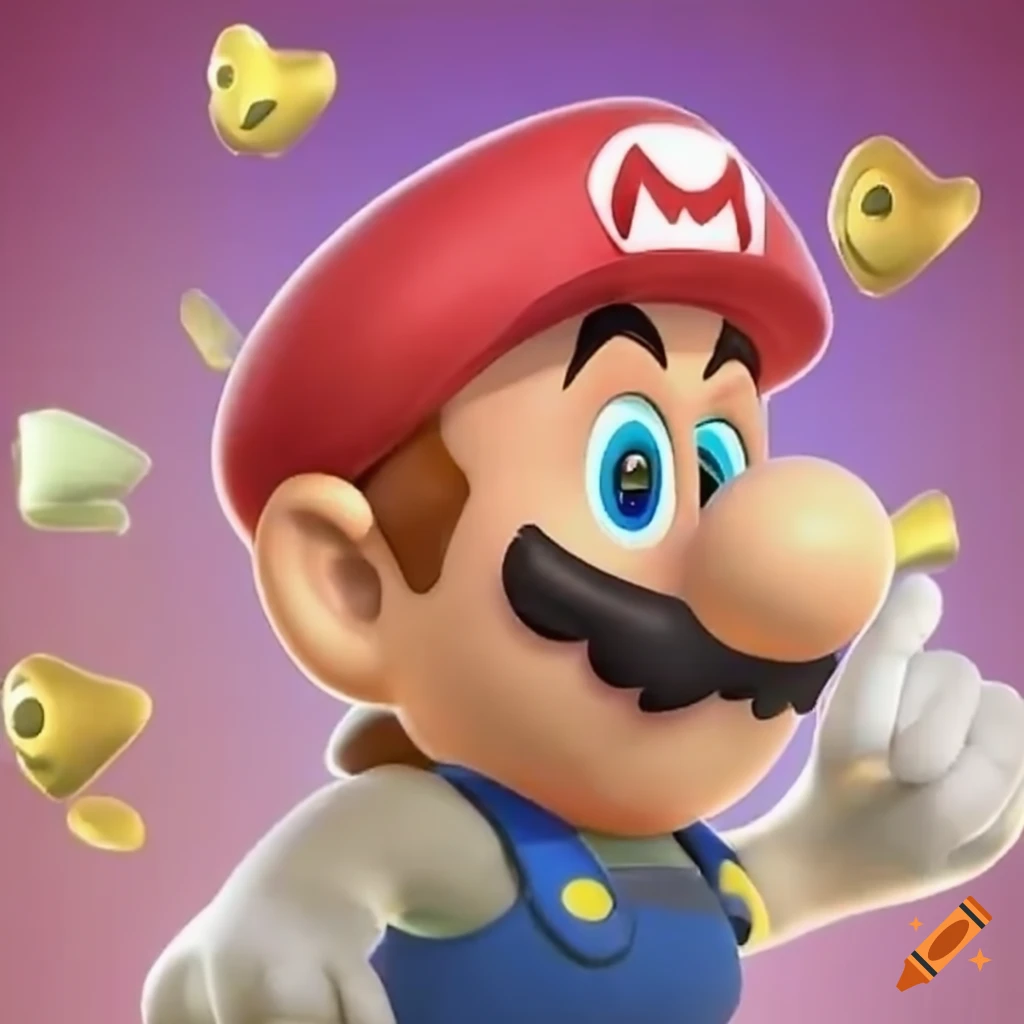 Mario throwing it back in mario party 9 on Craiyon