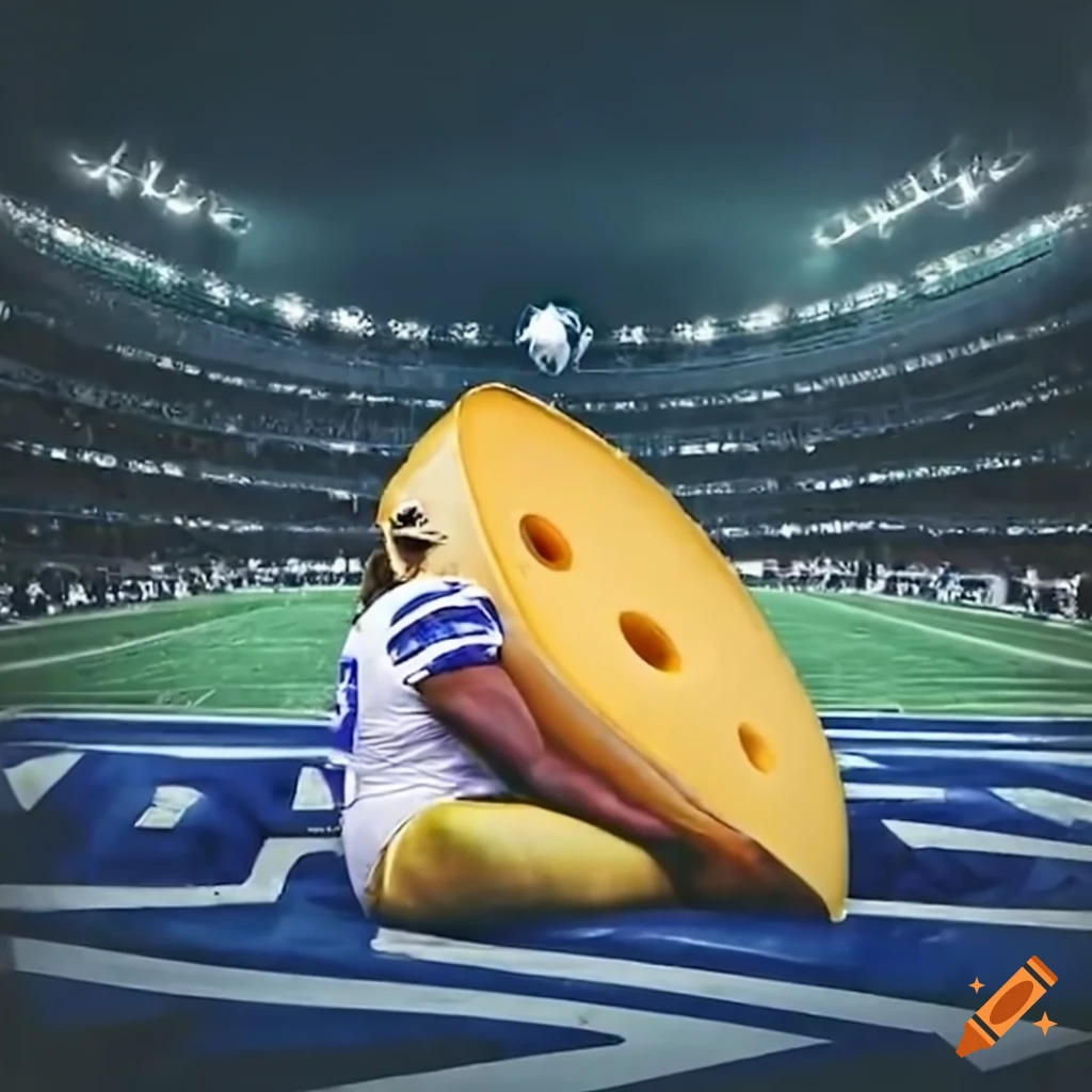 Dallas Cowboys player crushed by giant cheese dressed as Green Bay ...