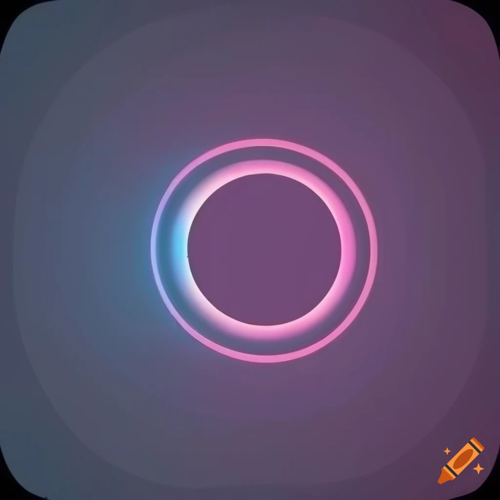 Futuristic quantum-inspired symbol with a sleek and minimalist design ...