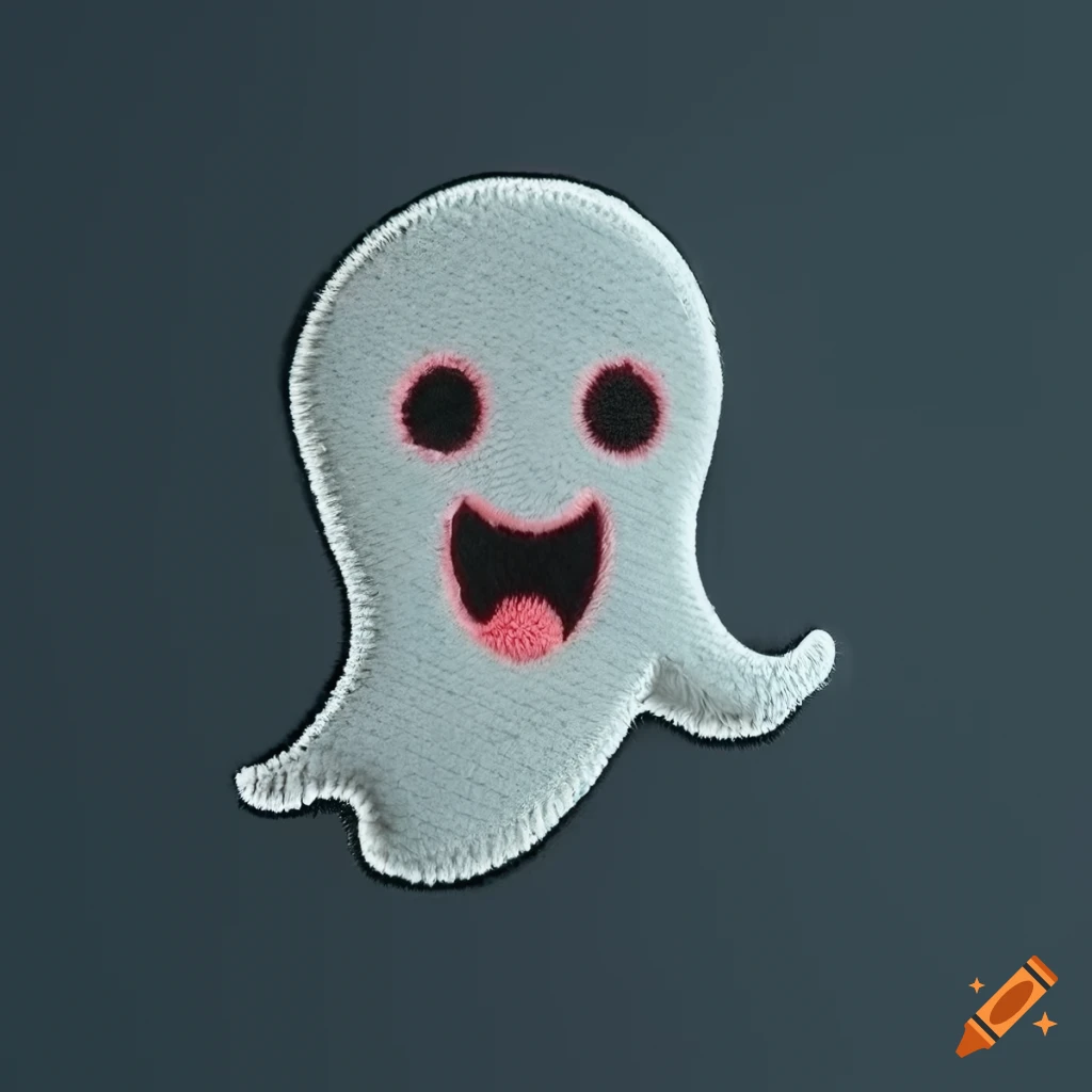 Adorable ghost patch on Craiyon