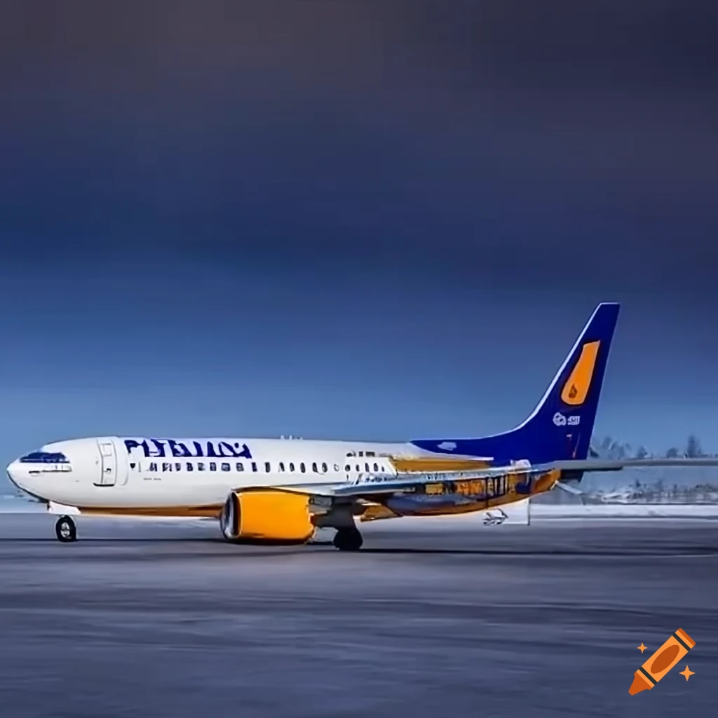 Icelandair boeing 737 on Craiyon