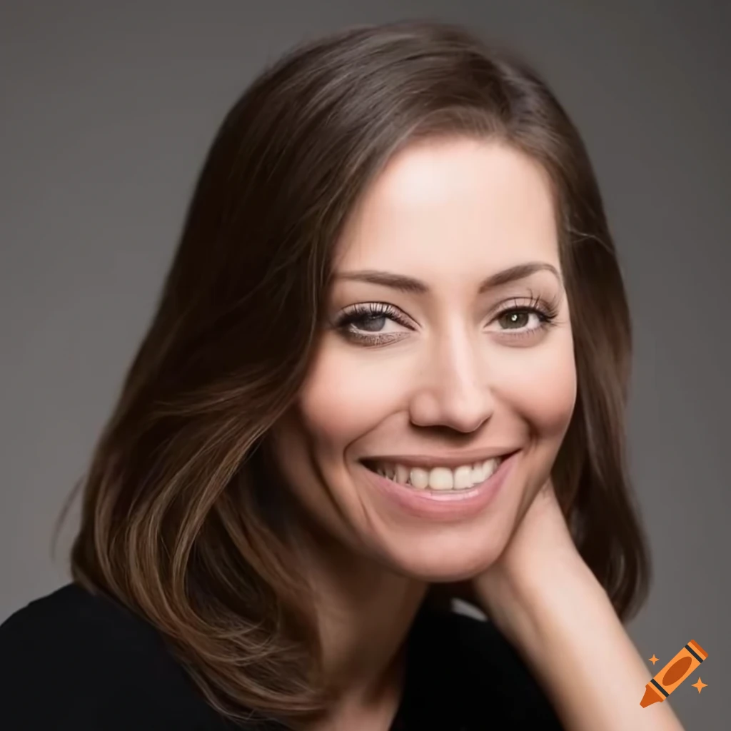 Smiling Woman In Her Mid 30s For Linkedin On Craiyon