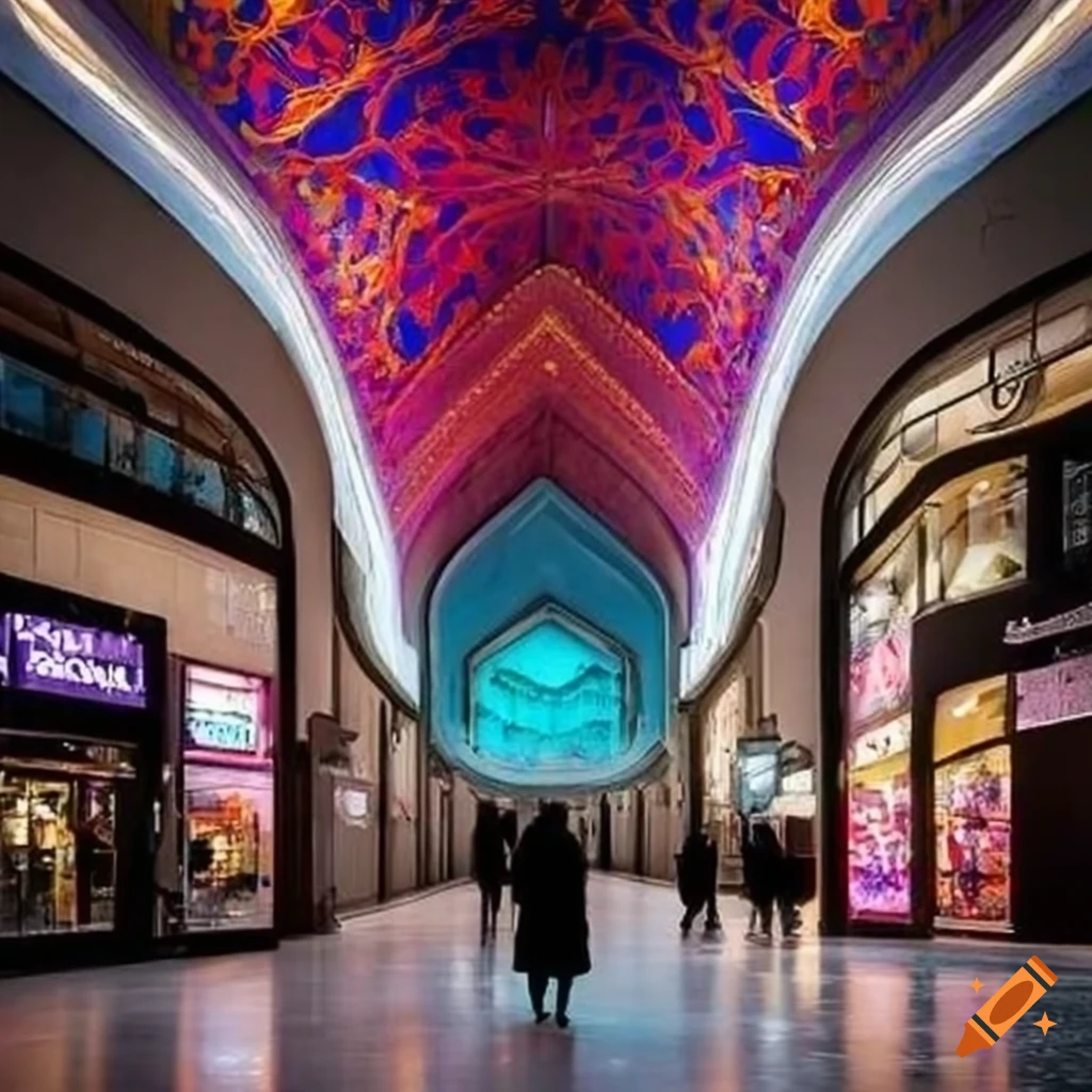 Beautiful shopping malls in iran on Craiyon