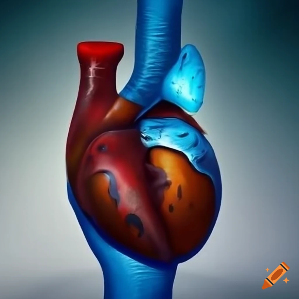 Diastolic function painting by mone on Craiyon