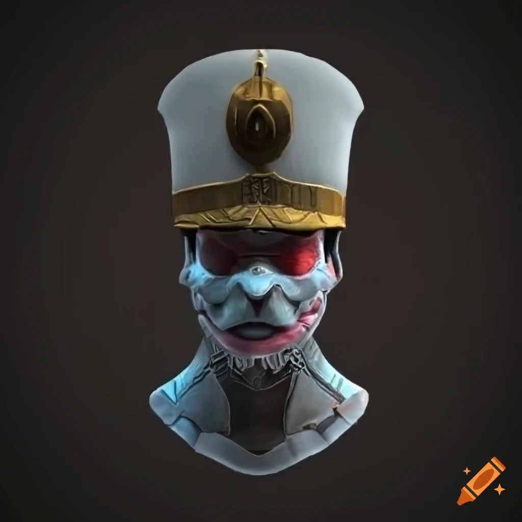 3d fictional shako on Craiyon