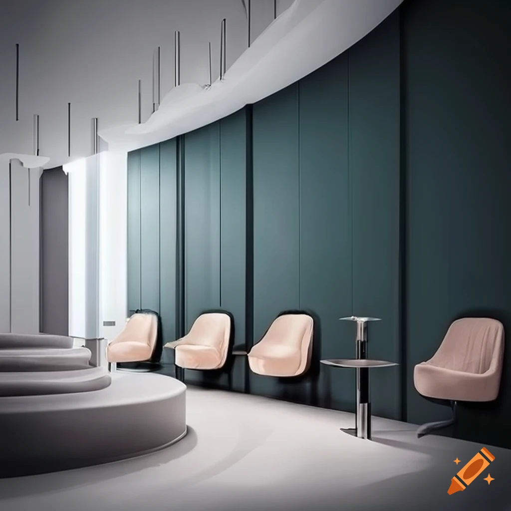 Interior design of a high-end aesthetic clinic in the 22nd century on ...