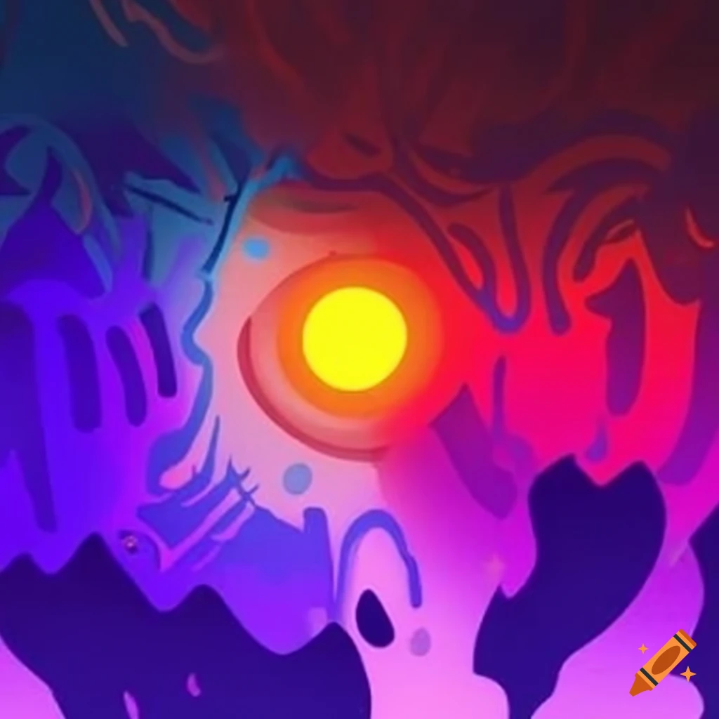 Abstract gleams of light on Craiyon