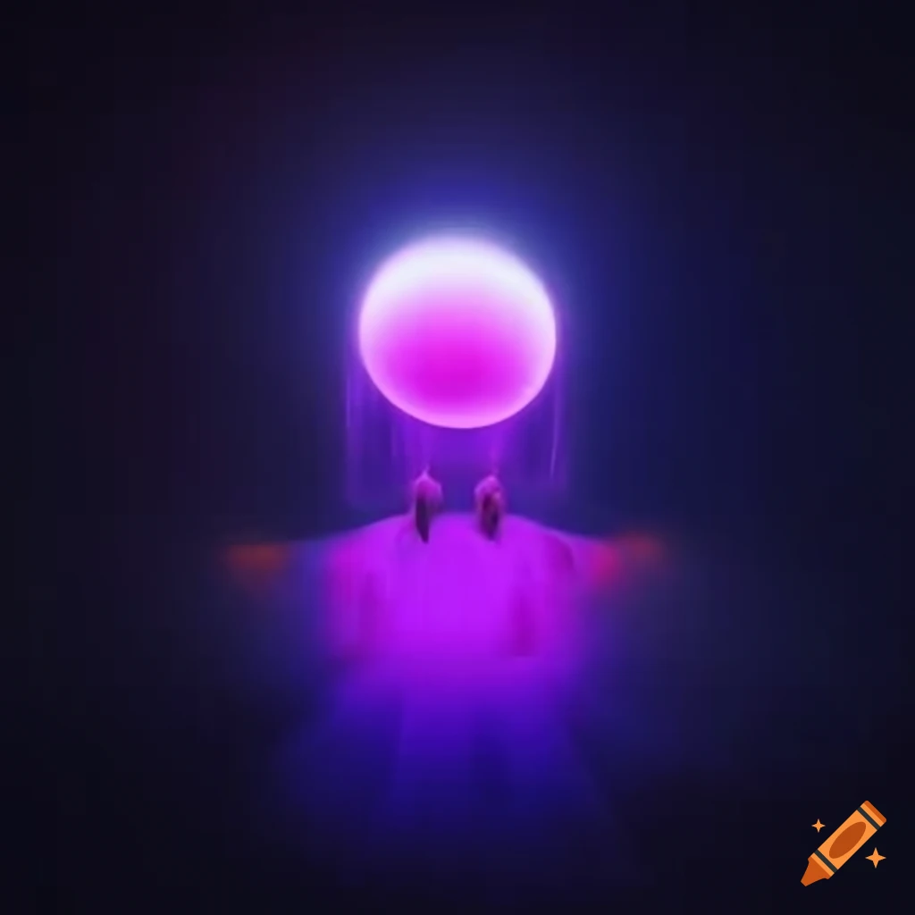 Illuminated text in elegant font on Craiyon