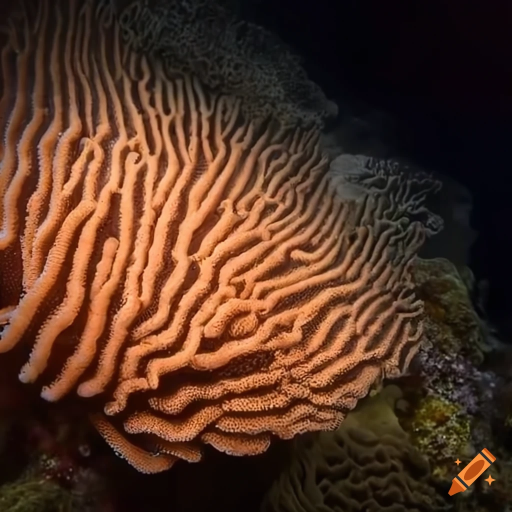 Coral reef underwater on Craiyon