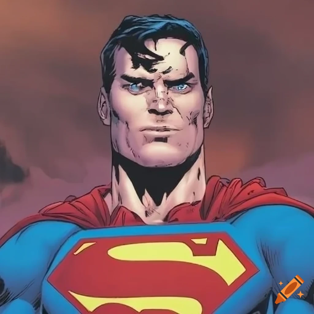 Superman Comic Face