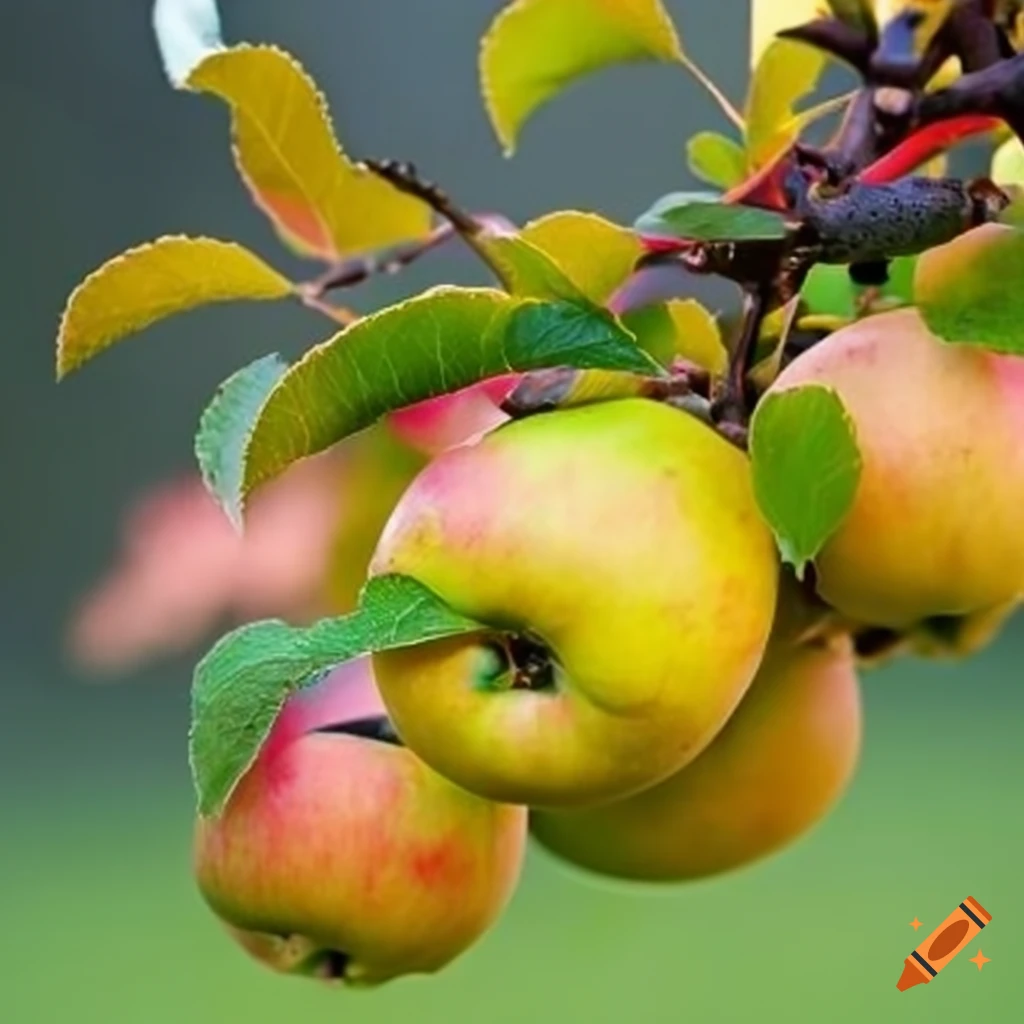 Golden apple tree on Craiyon