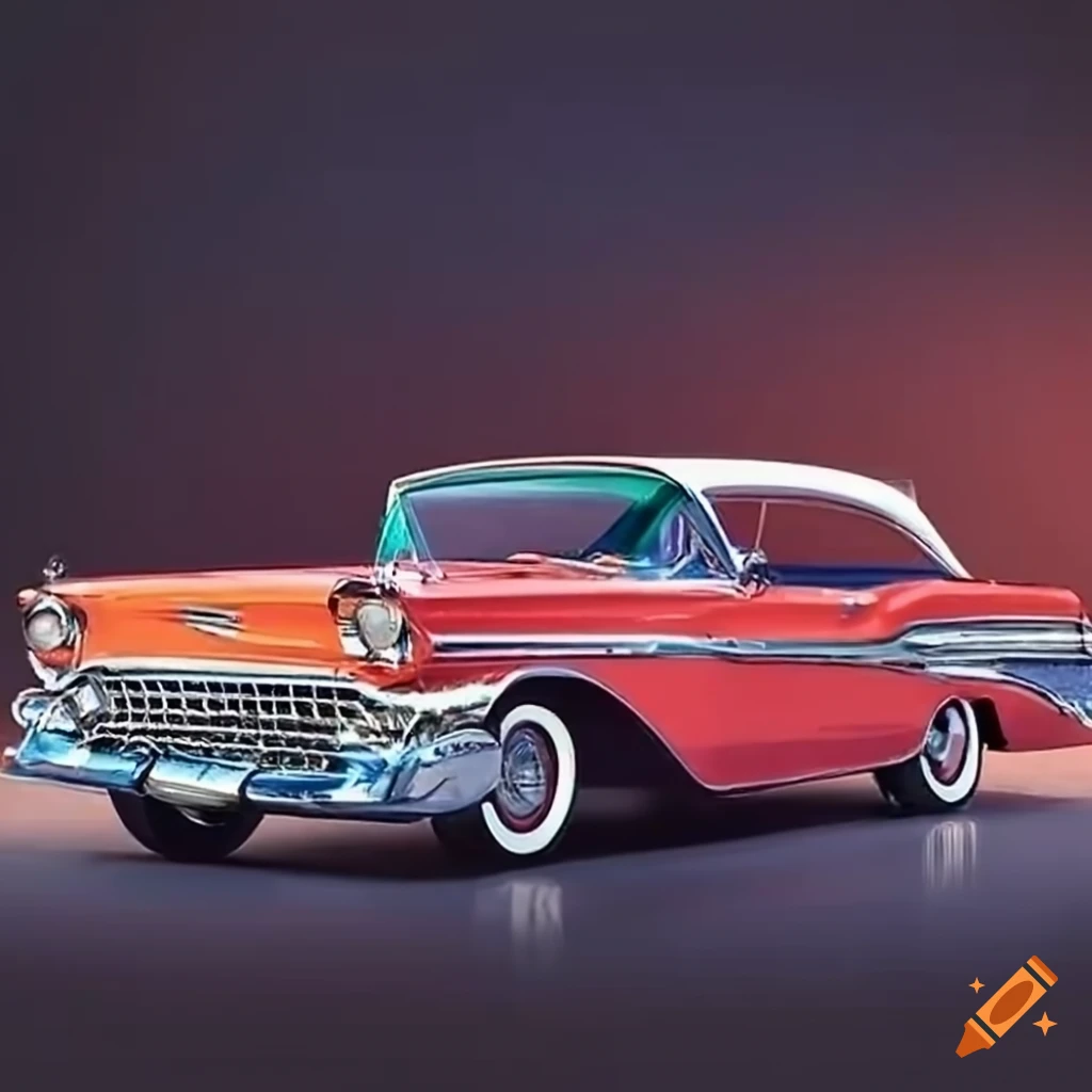 1958 chevy impala on Craiyon