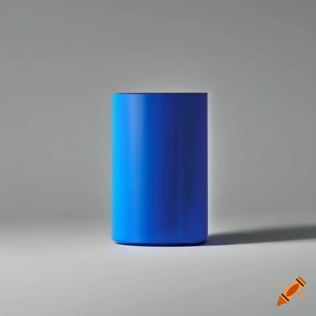 Blue cylinder shape on Craiyon