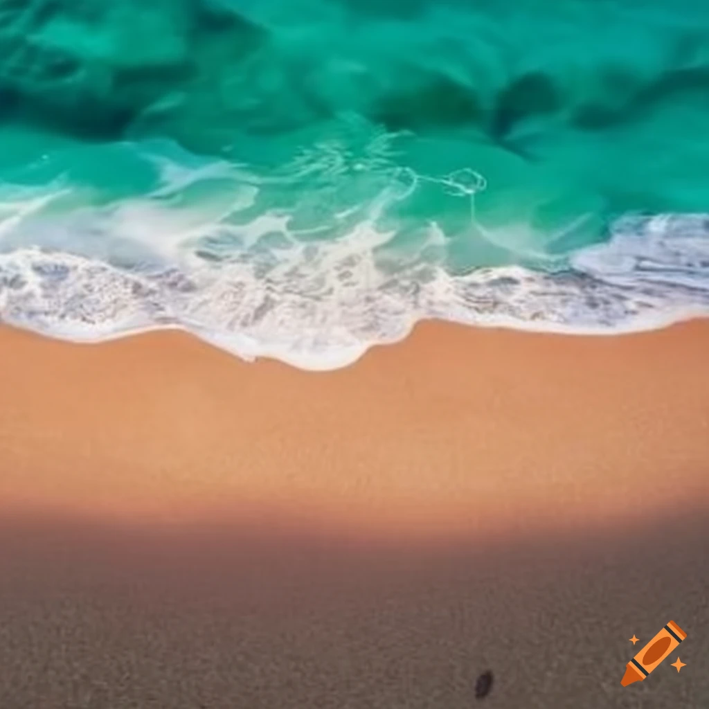 Ocean beach on Craiyon