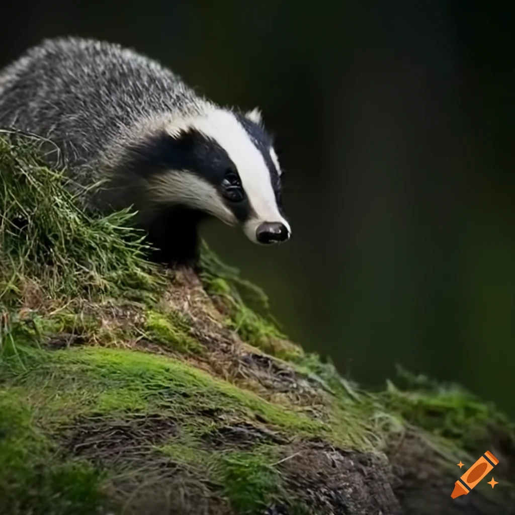 Badger in pursuit on Craiyon