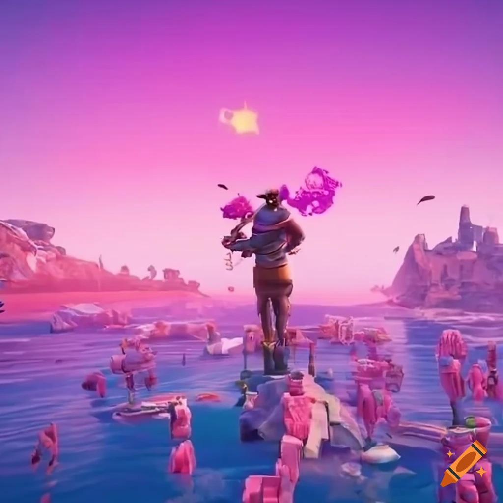 Fortnite spring map on Craiyon