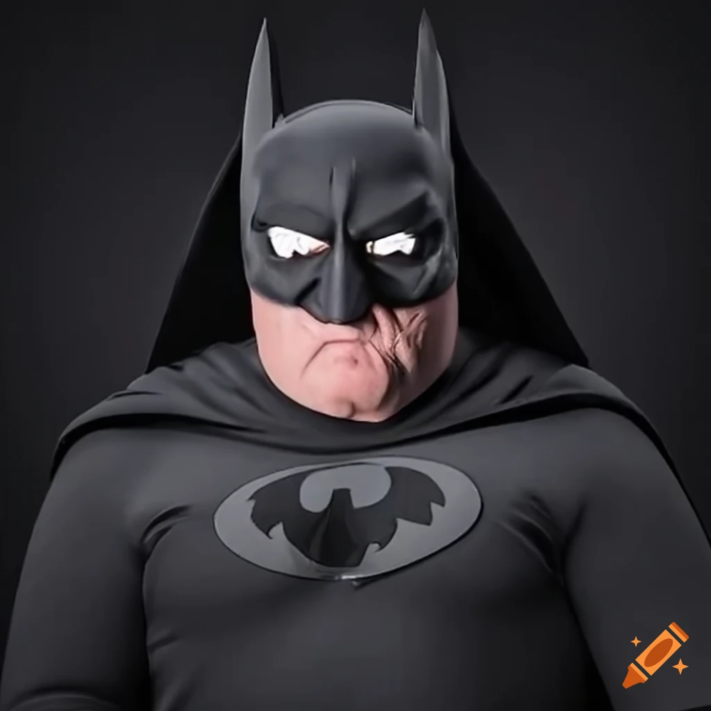Peter griffin batman mashup illustration on Craiyon