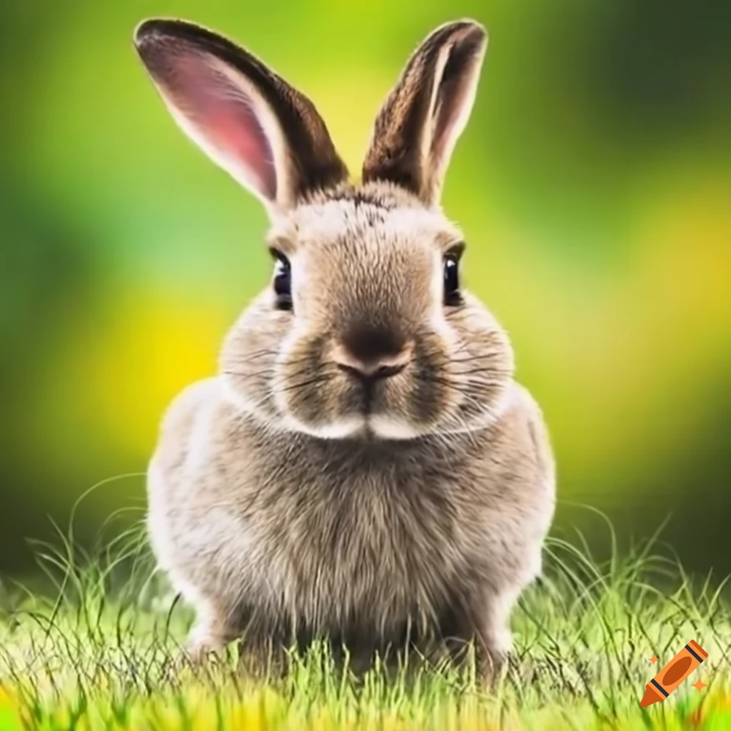Rabbit and dog watching tv together on Craiyon