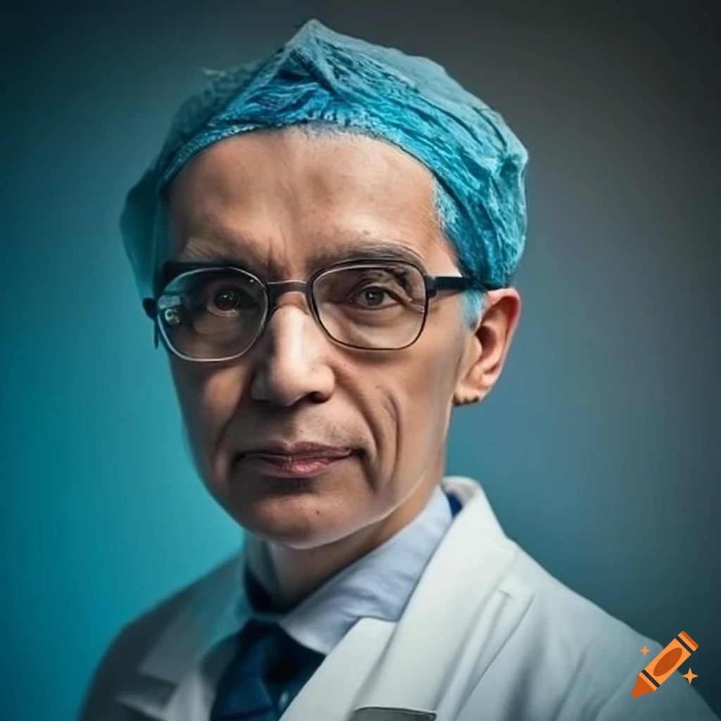 Professional doctor portrait in workplace on Craiyon