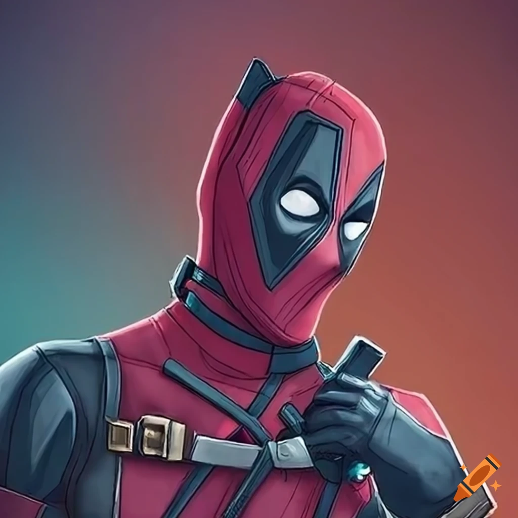 Deadpool character on Craiyon