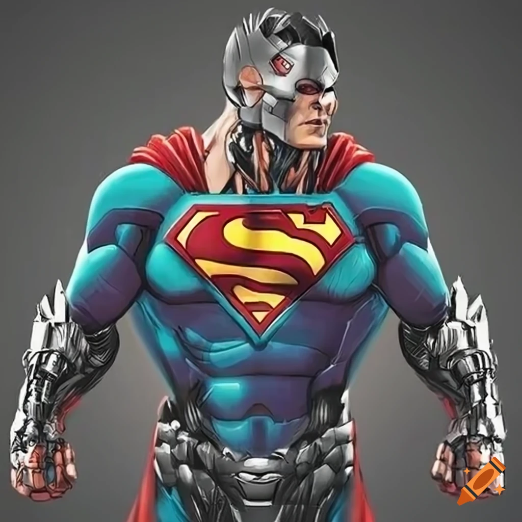 Cyborg superman on Craiyon