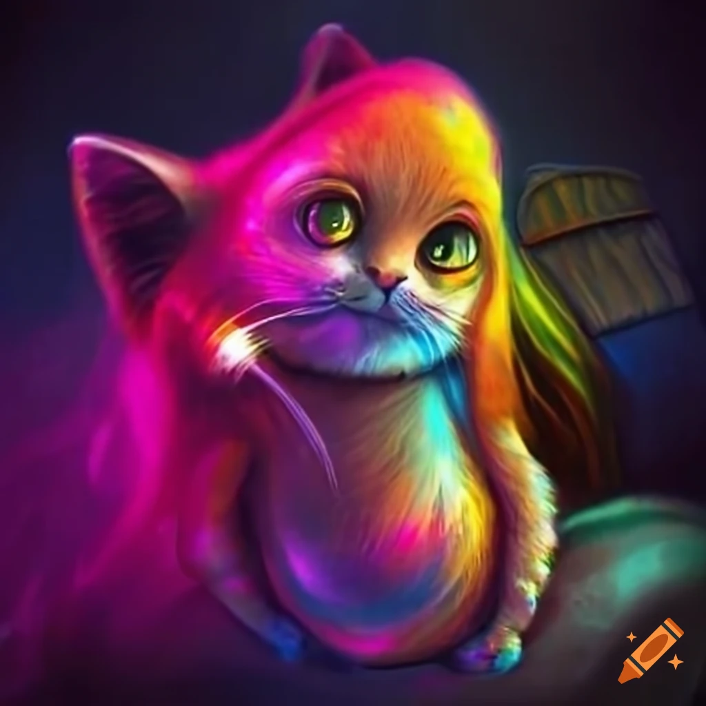 Liquid cat on Craiyon