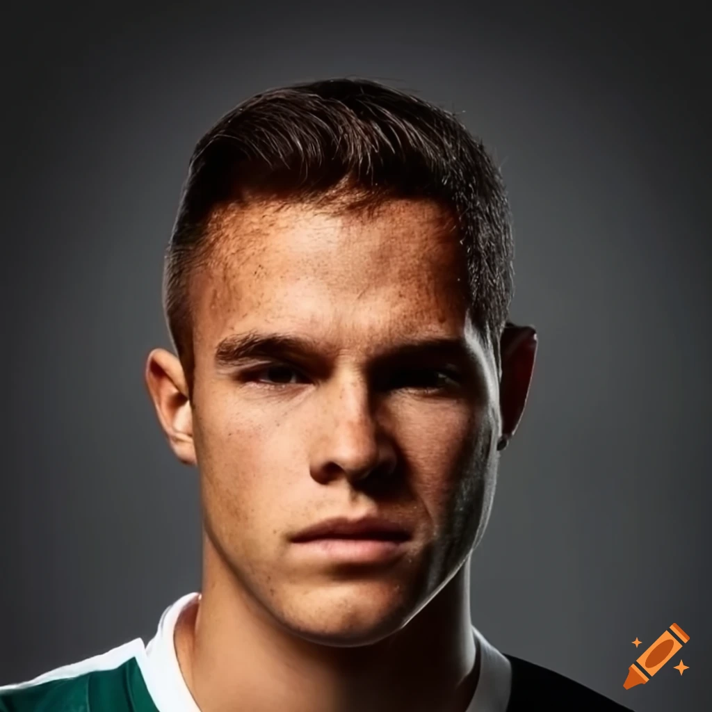 Australian soccer player headshot on Craiyon