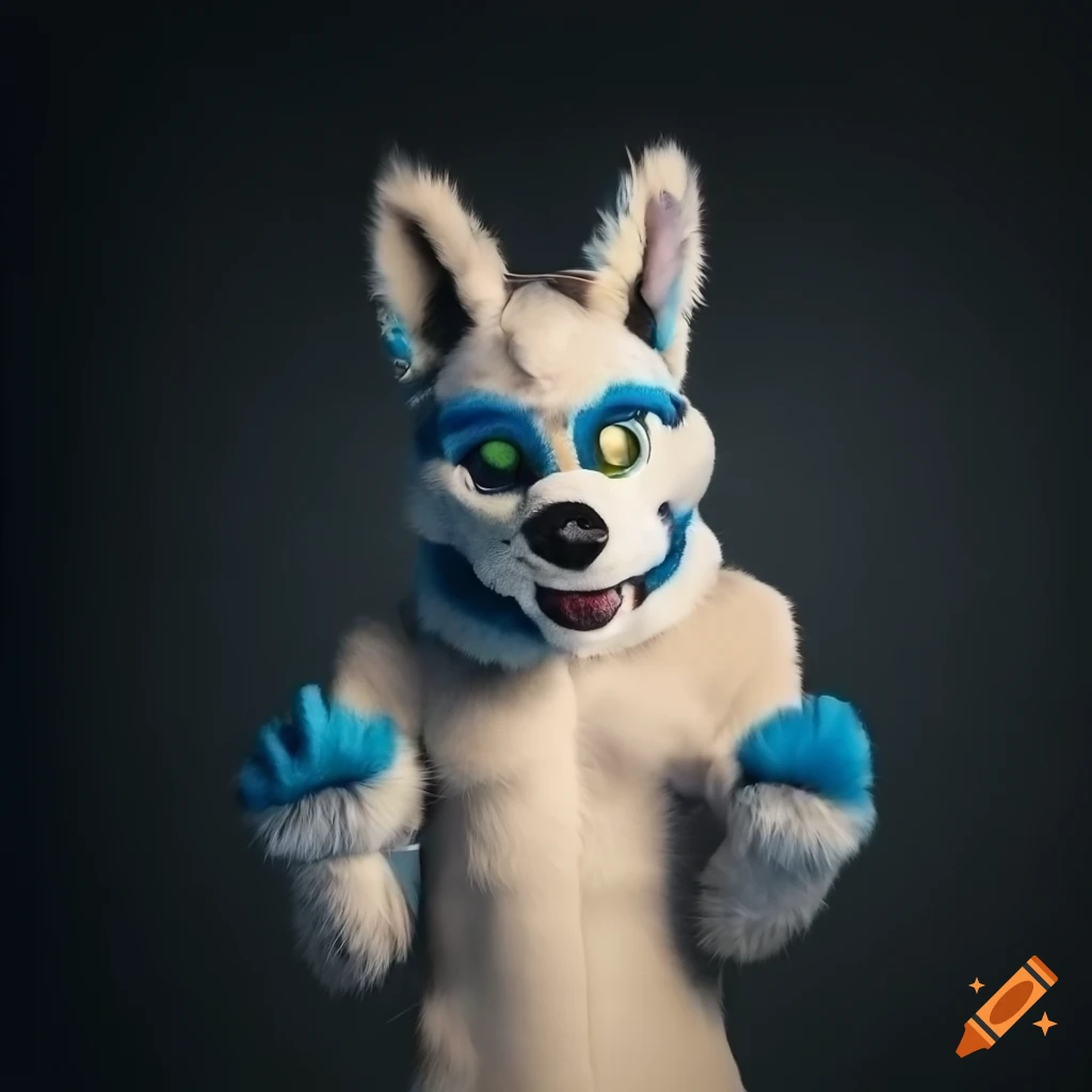 Fursuit costume on Craiyon